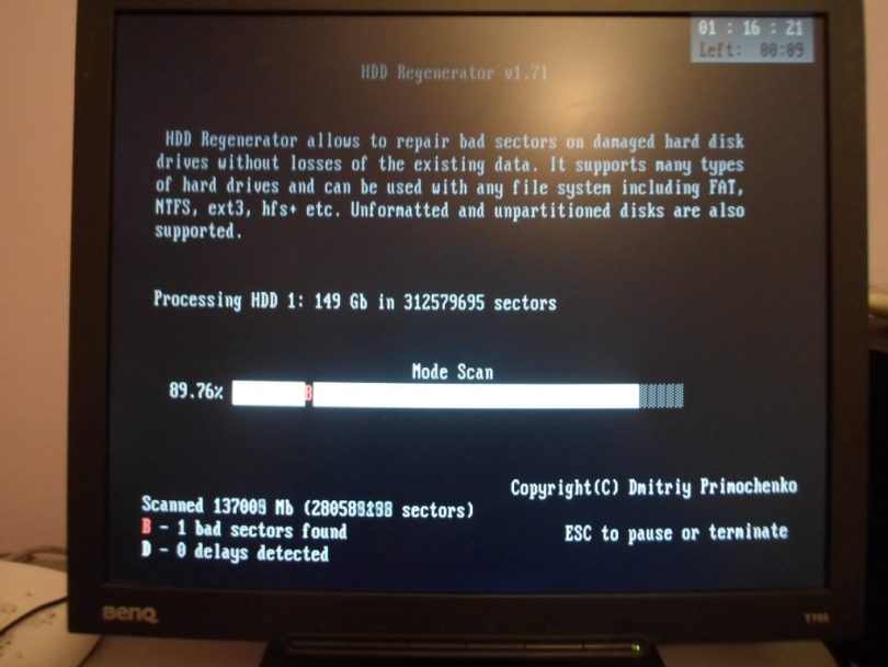 HDD “bad sector” probleminin həlli | Java Sertifikat Qeydlərim
