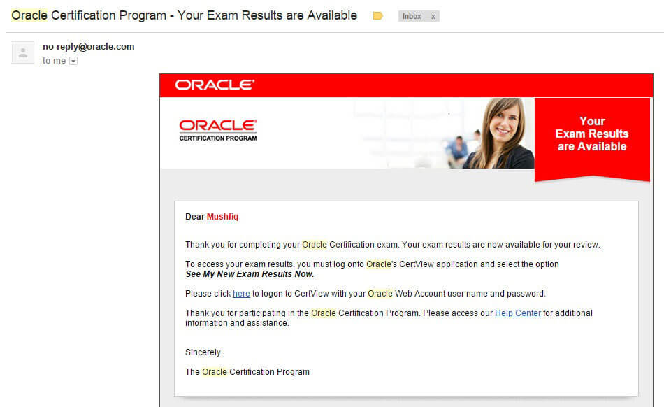 email-notification-oracle-certification-program-your-exam-results-are ... email-notification-oracle-certification-program-your-exam-results-are ...