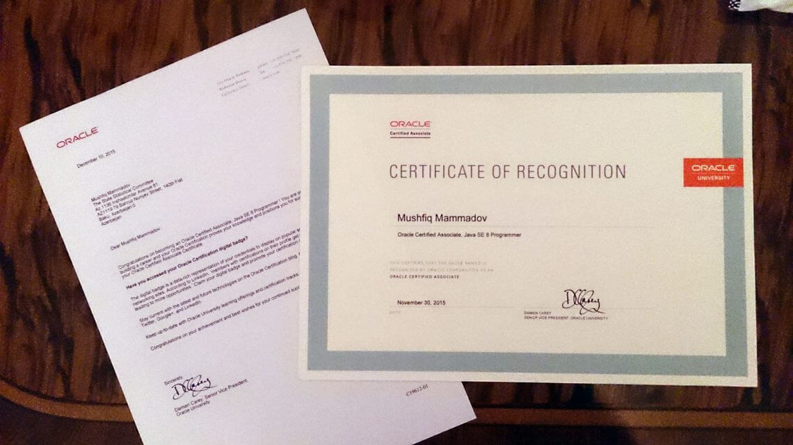 Step 8 Getting Pdf And Printed Copy Version Of Certificate Java Certification Notes