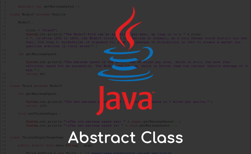 Abstract Class | Java Sertifikat Qeydlərim
